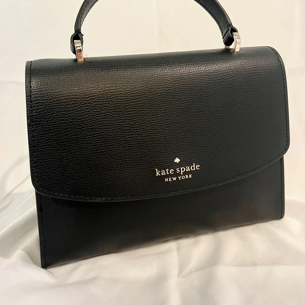 kate spade | Bags | Kate Spade New York Darcy Top Handle Satchel Black ...